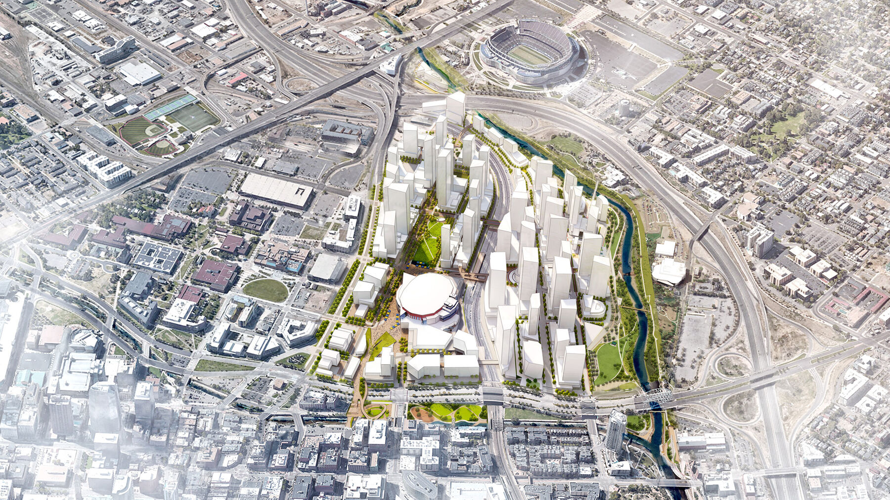 ZGF provides masterplan for Kroenke Sports & Entertainment's new mixed ...