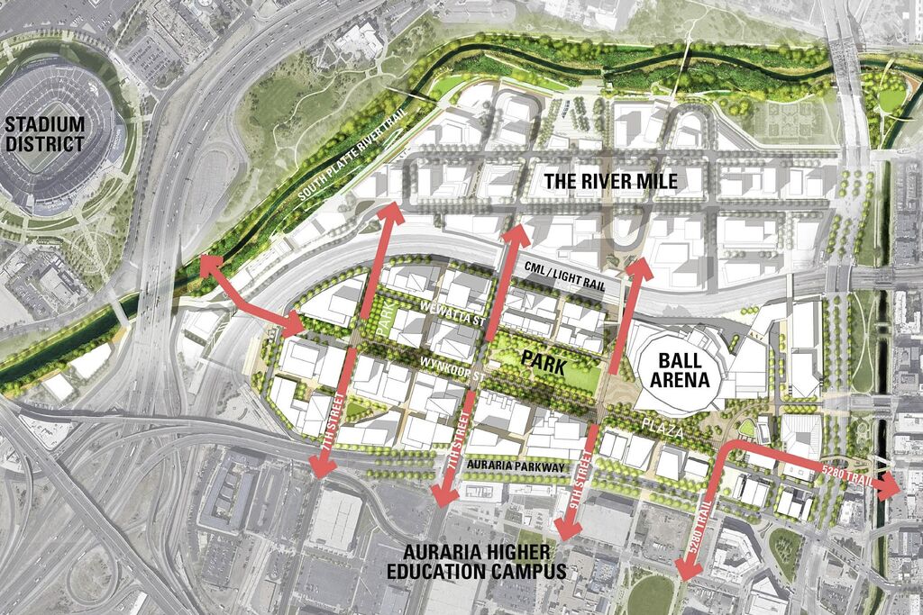 ZGF provides masterplan for Kroenke Sports & Entertainment's new mixed ...
